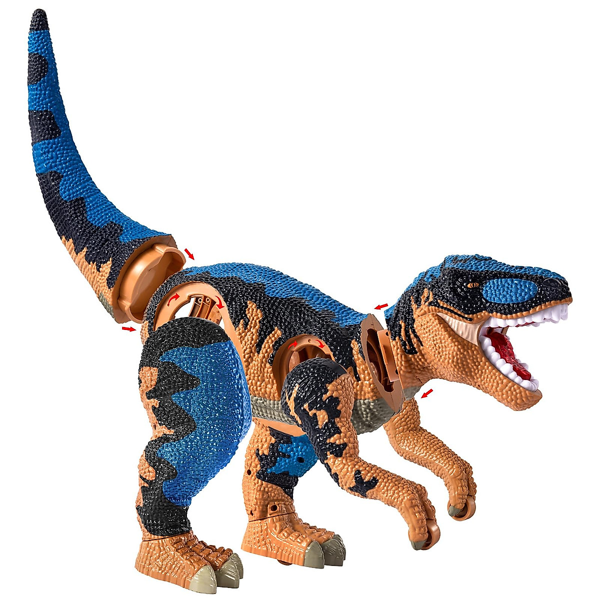 TEMI Large Dinosaur Toys for Kids Boys Toddlers 3 4 5 6 7 Years, Tyrannosaurus Dinosaur with Mist Spray, Light and Sound, Big Dinosaur Stored 4 Dinosaurs and 6 Small Dinosaurs Toys, Birthday Gifts