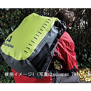 Aquapac Heavyweight 28L Waterproof Toccoa Backpack Cool Blue, Made in the UK, Travel Essential, 5 Year Warranty, Watersports, Hiking, Mountain Biking, Extreme Sports