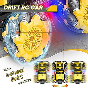 YOTOY Remote Control Car Toys for 6 7 8 9 10 Years Old Boys, Drift Stunt Remote Control Car, RC Cars for Boys Age 8-12, Stunt Car Remote Control, RC Stunt Car Toy, Drift Stunt Car, Drift RC Cars