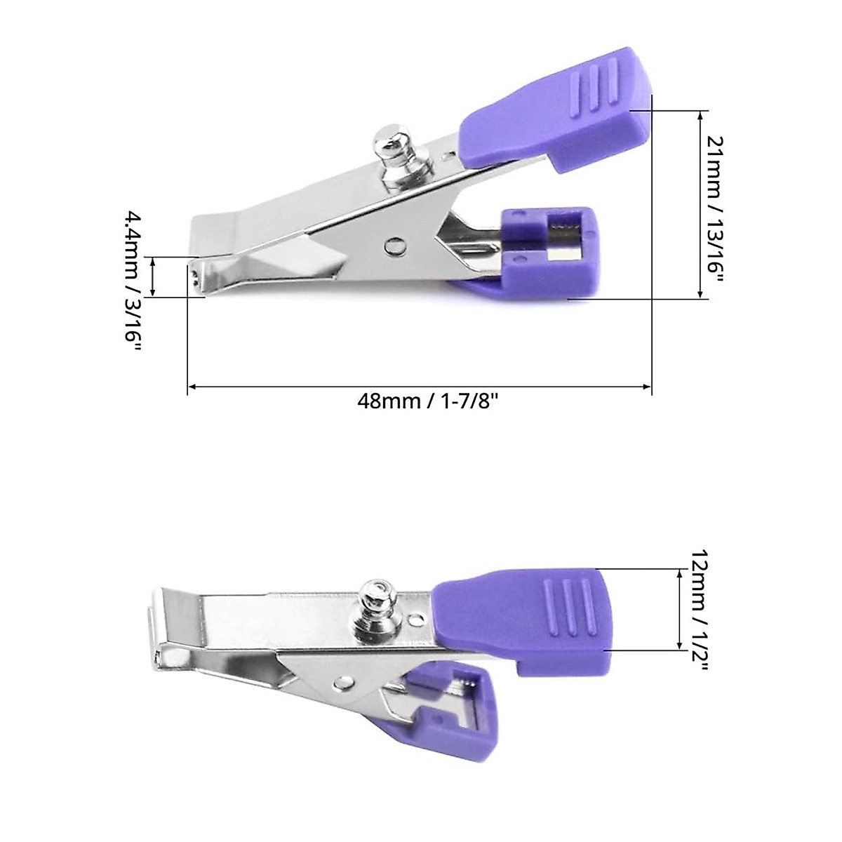 Luejnbogty Veterinary Electrode Clip, 10 Pack Universal Accurate EKG/ECG Limb Clip Multi-Function Clamp Adapters