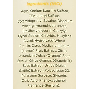 Earth Science Volumizing Citress Shampoo with natural citrus cleansers — fresh orange scent, 12 oz.