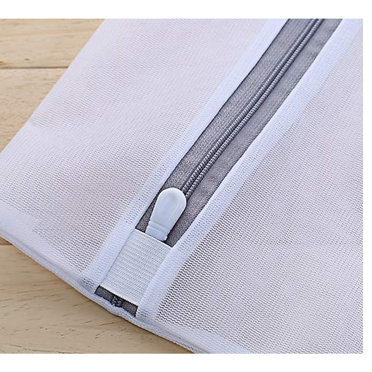 Heng happy 3pcs Small Mesh Laundry Bags for Socks,Delicates, Washing Machine,Underwear, Lingerie, 12 x 16 inches