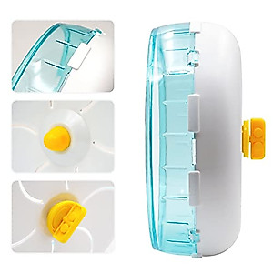 Hamster Flying Saucer Silent Running Exercise Wheel, 8.3" Quiet Hamster Exercise Wheel Spinner with 180ml Water Bottle for Hamsters Gerbils Mice