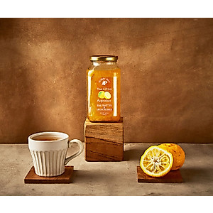 Columbus' Frutti Real Fruit Tea & Smoothie Base (Yuzu Citron) - 36 Oz (2.2 Pound)