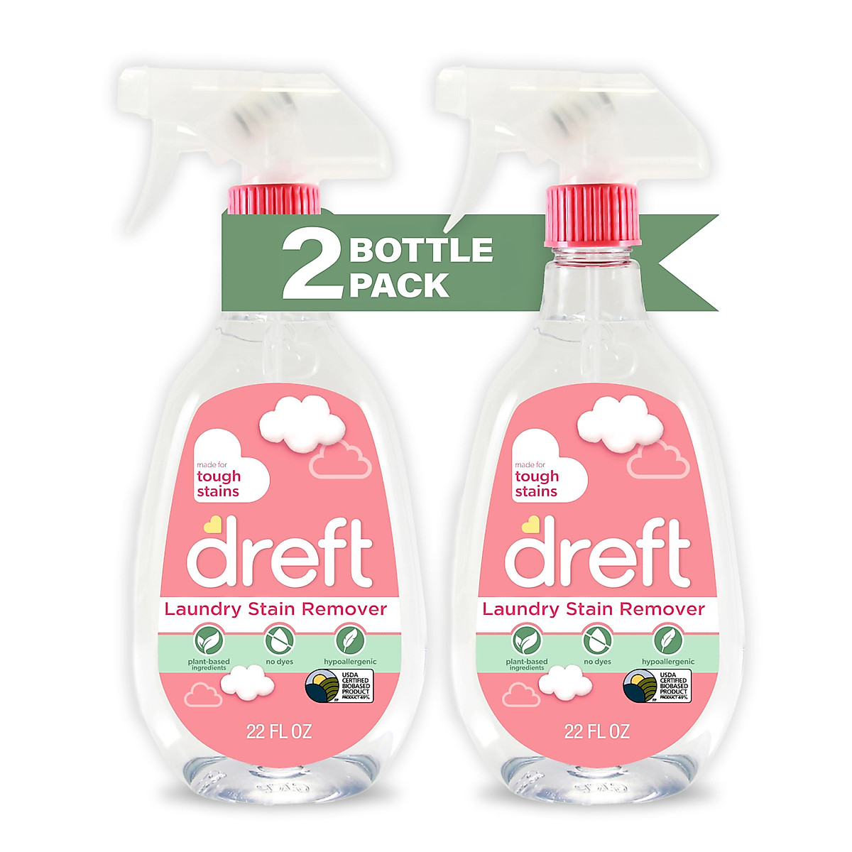 Dreft Stain Remover, 22 Ounce (Pack of 2)