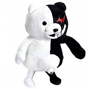 Werycos Plush 35cm 25cm Plush Black White Bear Anime Stuffed Plush Toy