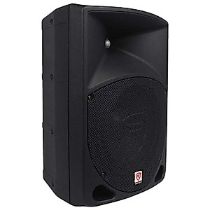 Rockville Pair Power Gig RPG10 10" Powered Active 1200 Watt 2-Way DJ PA Speakers