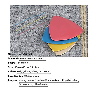 Tailors Chalk,Sewing Fabric Chalk and Fabric Markers for Quilting,10PCS Tailor’s Chalk,4PCS Heat Erasable Fabric Marking Pens with 4 Refills,3 PCS Sewing Fabric Pencils