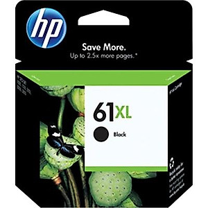 HP 61 Black High Yield and Tri-Color Standard Yield Ink Cartridge, 2/Pack (CZ138FN#140)