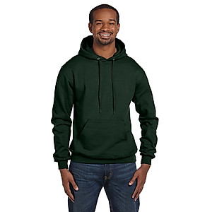 Champion Eco 9 Oz. Pullover Hood, Large, Dark Green