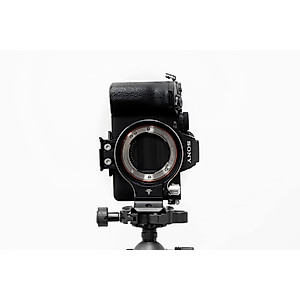 Silence Corner Atoll S - Black | Rotating Collar for Sony Mirrorless Cameras | Fast Orientation Change (Vertical/Horizontal), Easily Change Lenses, Universal Tripod Mounting, Faster Than L-Bracket