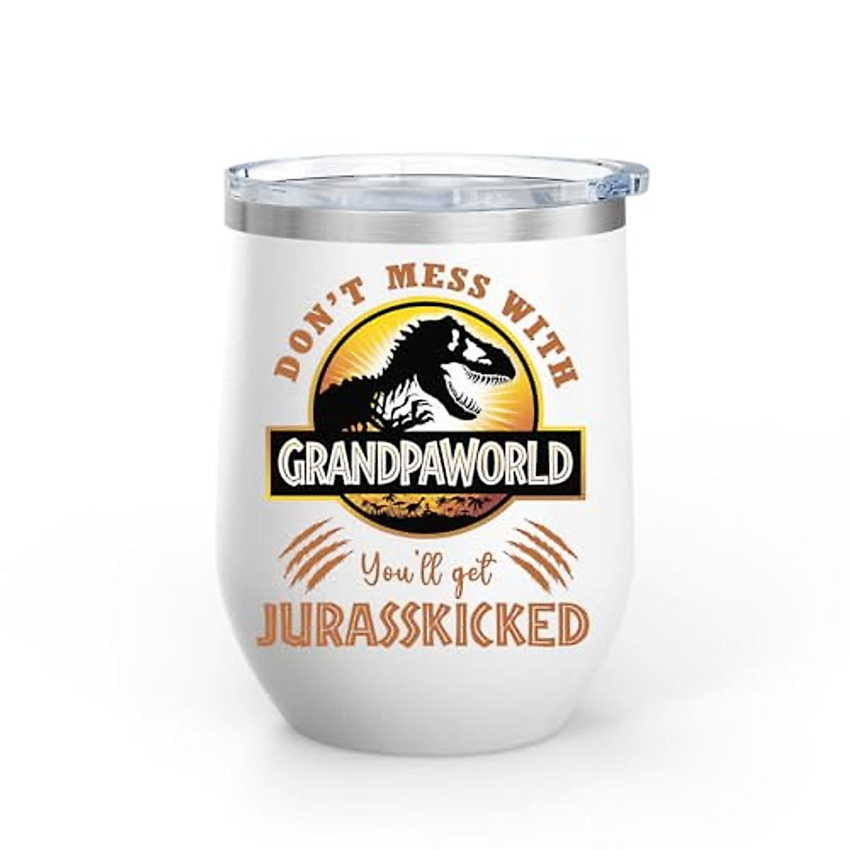 Grandpaworld Tumbler, Hilarious #1Grandpa Nutrition Facts Tumblers, Gift for Father’s Day or Grandpa’s Birthday