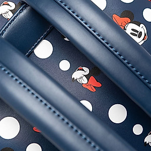 Loungefly Women's Disney Minnie Mouse Polka Dot Blue Backpack