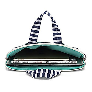 Canvaslove Breton Top Water Resistant Laptop Shoulder Messenger Bag for MacBook Pro 16 inch,15.6 inch and 15 inch-16 inch Laptop