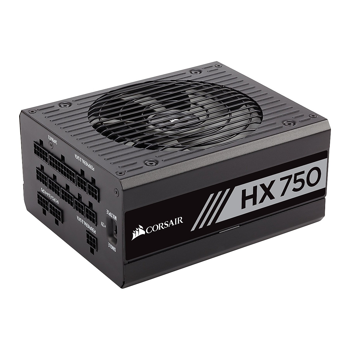 Corsair HX Series HX750 750 W 80 Plus Platinum Full Modular 1 x 135 mm Fan ATX Power Supply Unit - Black