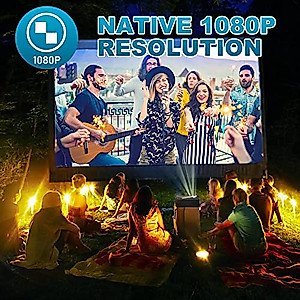 JIMTAB M22 Native 1080P WiFi Video Projector,Short Throw Screen Mirroring 2.4G 5G Projector Support AV,USB,HDMI,TF Compatible with Xbox,Laptop,iPhone and Android (Graphite)