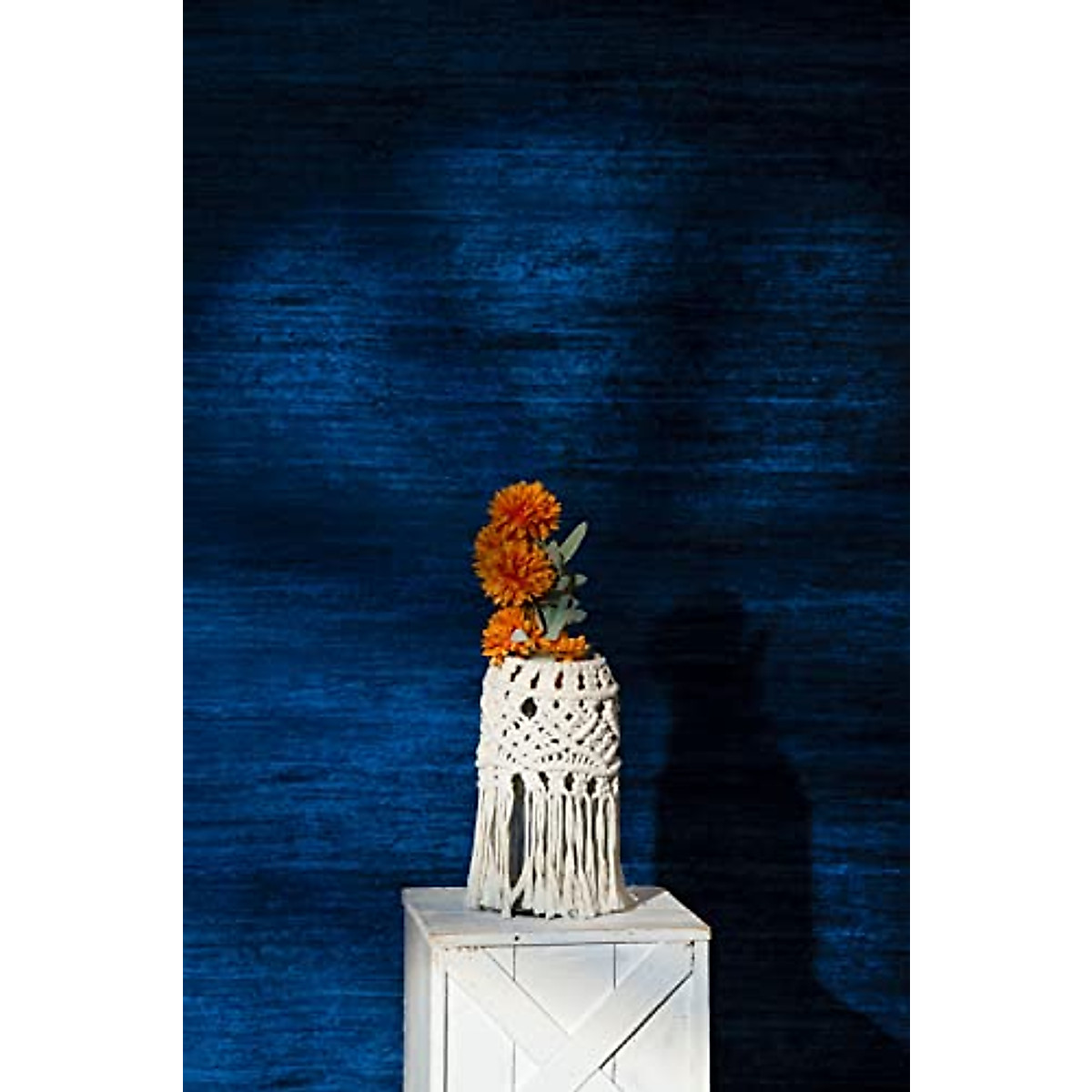 Harfirbe 7x5ft/2.2x1.5m Dark Blue Backdrops Abstract Headshots Backgrounds for Professional Photography Studio