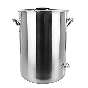 Pot Strainer Basket 36QT Heavy Commercial Stainless Steel Duty Outdoor Stockpot