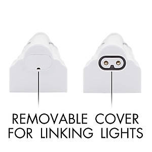 Maxxima 18 inch Linkable LED Under Cabinet Light 900 Lumens Warm White 3000K White, On/Off Switch, Plug in, Energy Star