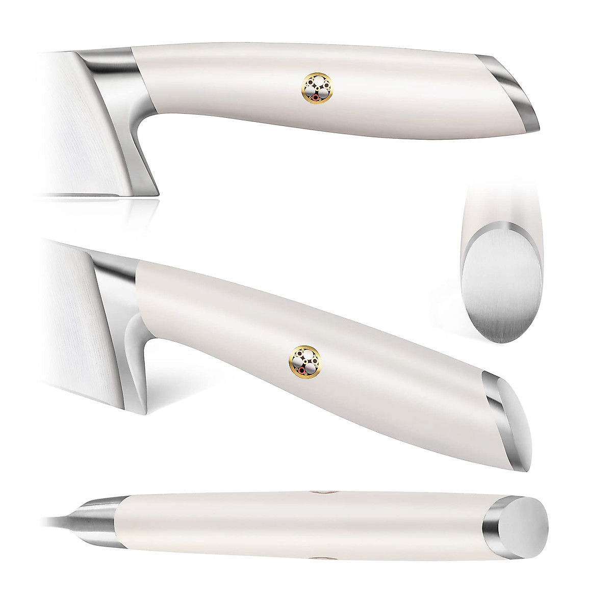 Cangshan L1 Series 2-Piece Starter Knife Set, Forged German Steel, White, 1027501