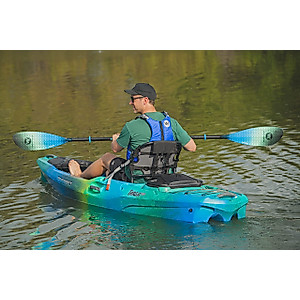Wilderness Systems Pungo Glass Recreation/Touring Kayak Paddle | Fiberglass Blade | Adjustable Carbon/Fiberglass Shaft (220-240cm)