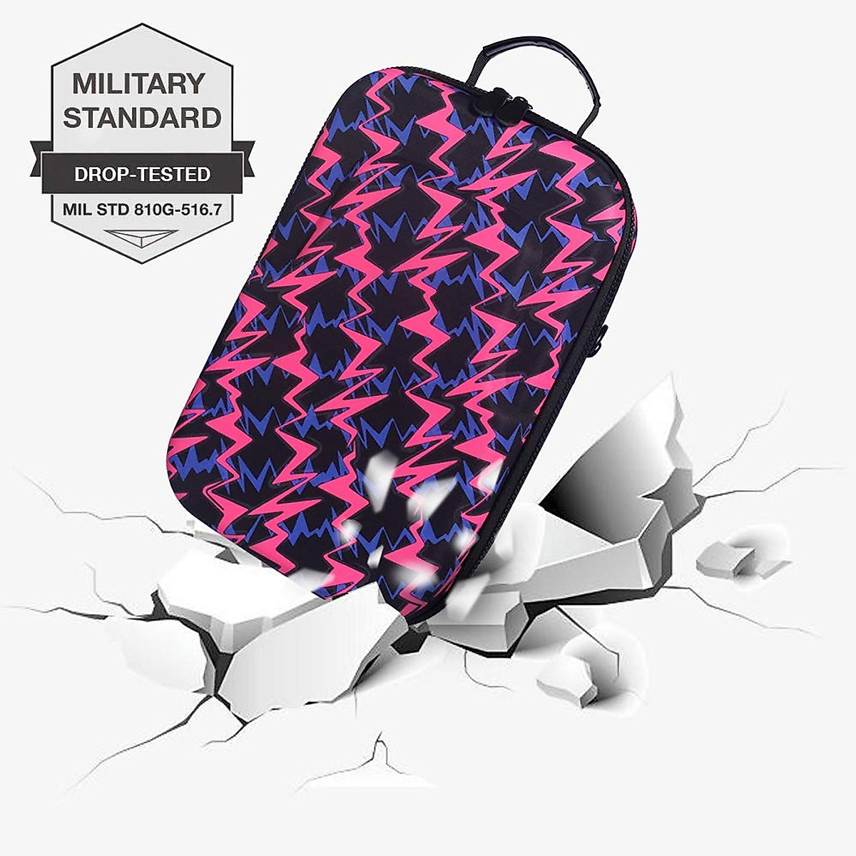 Oriolus Hard Case for Oculus Quest All-in-one VR Gaming Headset and Controllers Accessories Carrying Bag (Red)