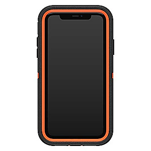 OtterBox iPhone 11 Defender Series Case - RT BLAZE EDGE (BLAZE ORANGE/BLACK/RT EDGE GRAPHIC), rugged & durable, with port protection, includes holster clip kickstand, Camo