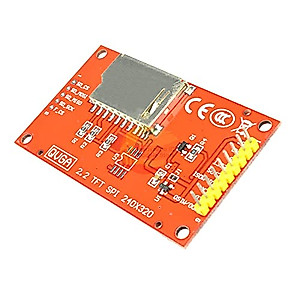 2.2 Inch TFT SPI LCD Display Module 240x320 ILI9341 with SD Card Slot for Arduino Raspberry Pi 51/AVR/STM32/ARM/PIC