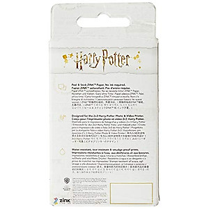 Lifeprint PH50 Harry Potter Magic Photo and Video Printer Sticky Backed Film – 40 Pack, White