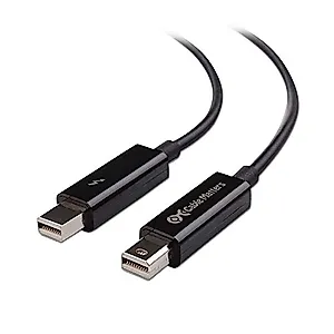 [Intel Certified] Cable Matters Thunderbolt Cable (Thunderbolt 2 Cable) in Black 3.3 Feet