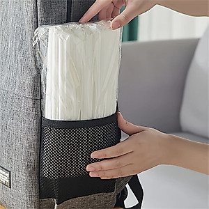 Typutomi 100pcs Clear Plastic Straws Individually Wrapped Disposable Bendy Straw Flexible Drinking Straws for Juice, Milk, Tea, Cocktails, Parties, Daily use(8.3 Inch)