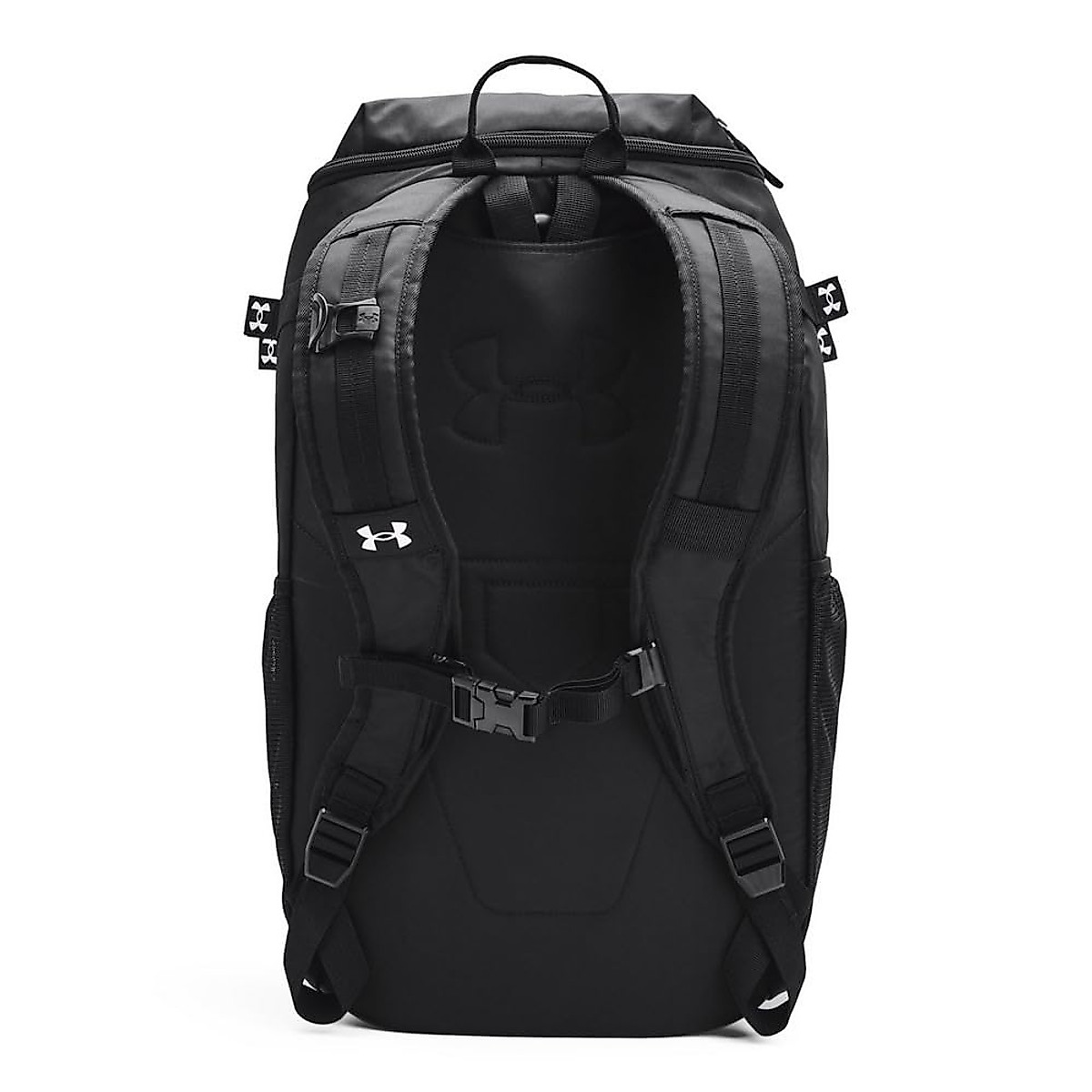 Under Armour Unisex-Adult Utility Baseball Backpack Print, (003) Black / / White, One Size Fits All