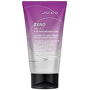 Joico Zero Heat Air Dry Styling Crème | For Fine to Medium Hair | 24 Hour Humidity Control | Tames Frizz & Enhances Texture | Boost Shine | Reduce Drying Time | 5.1 Fl Oz