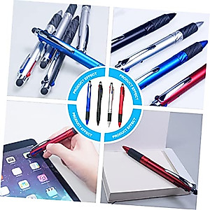 NUOBESTY 8 Pcs 1 Set Multifunction Stylus Phone Touch Pen Touch Stylus Pen Stationery Phone Stylus Smart Phone Stylus Pen Pilot Fountain Pen Portable Meeting Pens Ball Pens with Stylus Flat