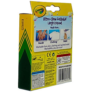 Crayola Large Washable Crayons 16 Pack - 2 Packs