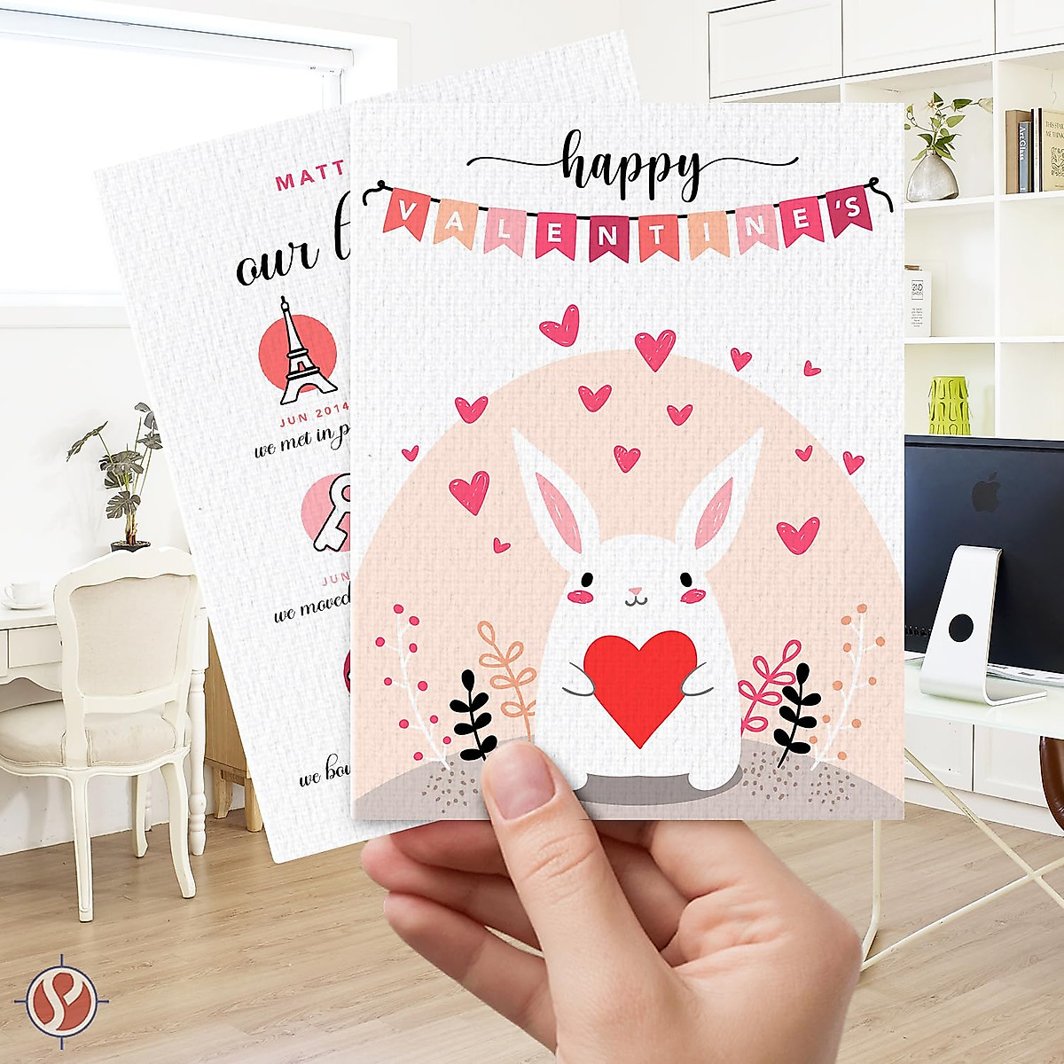 Linen Textured Greeting Cards Set – 5" x 7" Blank White Cardstock & Envelopes – Customized Personalized Cards for Business, Holidays, Birthdays, Wedding Invitations, All Occasion – 25 per Pack