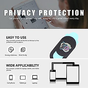 Hemobllo 2Pcs Tablet Notebook Webcam Cover Phone case abs Webcam Cover Anti Peeping Cell Phone Notebook Shield Anti-Peeping Camera Covers Slider Video Camera Computer Camera Covers