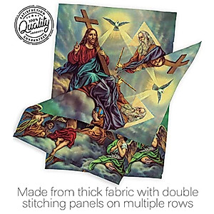 Ornament Collection The Holy Trinity Garden Flag Religious Faith Hope Grace Peace Dove Christian Religion Easter House Decoration Banner Small Yard Gift Double-Sided, Made in USA