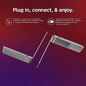 Lenovo IdeaPad 3 Laptop, 14" FHD Display, Intel Core i5-1135G7 Processor, 20GB RAM, 1TB PCIe SSD, Webcam, SD Card Reader, Wi-Fi 6, Windows 11 Home, Grey