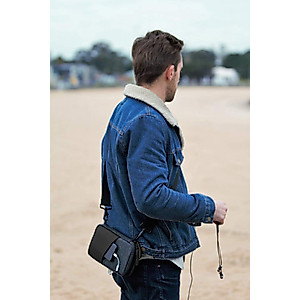 ETCHR Field Case - Multifunctional Art Supply Bag and Weatherproof Travel Organizer with Tool Management System and Adjustable Shoulder Strap - Vegan-Friendly - Left and Right Handed Supply Case