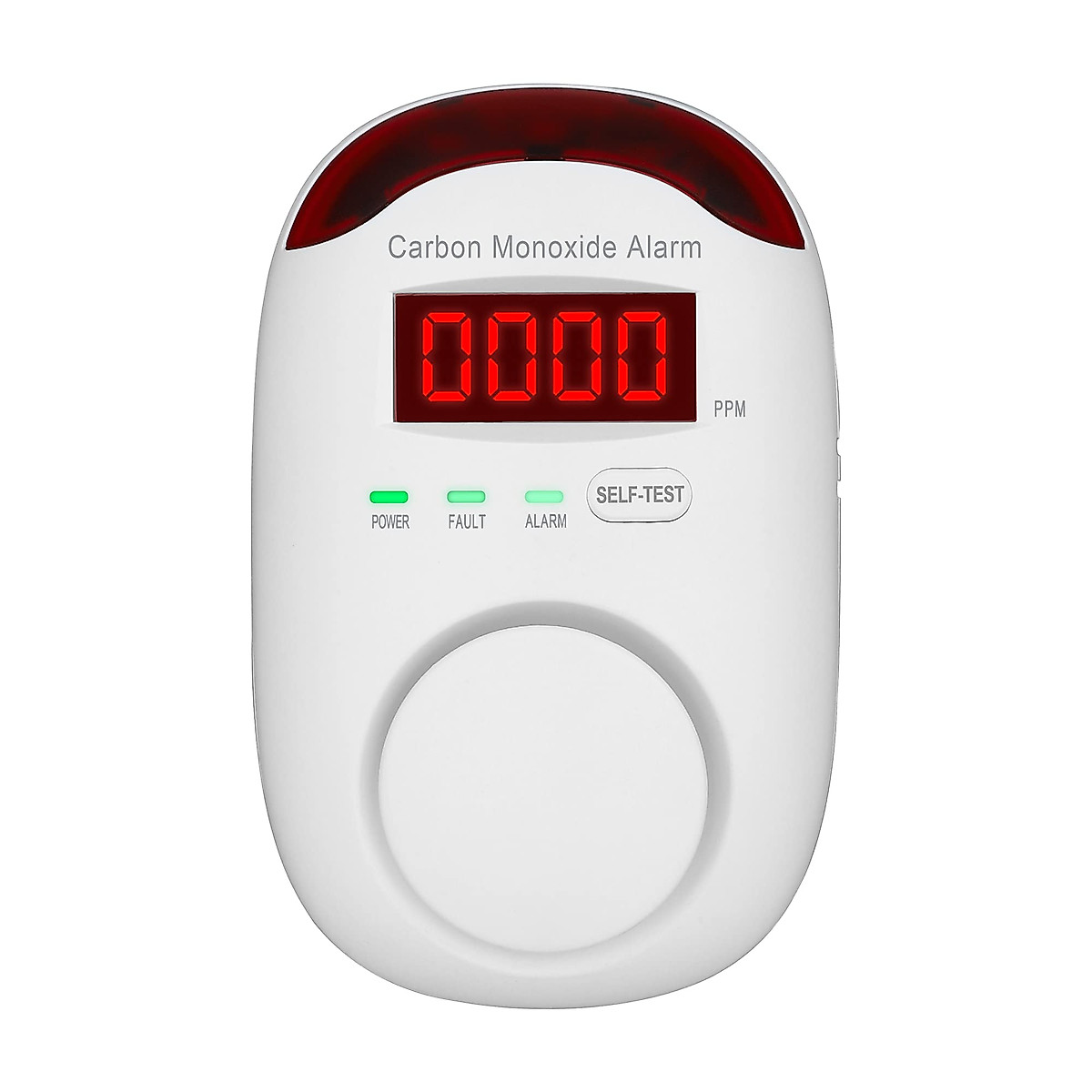 Carbon Monoxide Detector Insertion, VzmcovCO Detector, LED Display Screen Voice Alarm, Suitable for Home Kitchen, Office, Hotel Garage, Living Room, Bedroom -1 Package