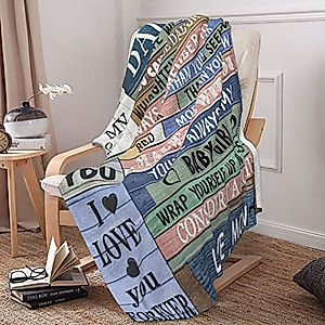 UHANKRU Daughter Gift from Mom, to My Daughter Blanket, Birthday Gifts for Daughter Adult, Daughter Gifts for Birthday, Graduation, Christmas, 60"x 50"
