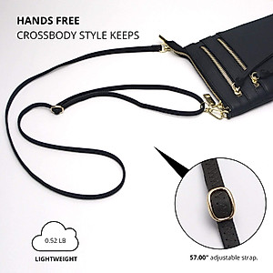 Bveyzi Large Capacity Wallets & Small Crossbody Purses for Women