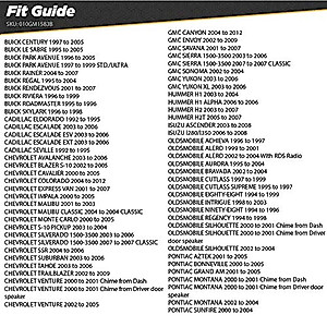 Scosche GM1583B Single DIN Install Dash Kit for Select 1992-Up Chevrolet/Cadillac/Oldsmobile Vehicles