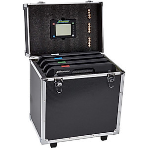 Speedway Motors Wireless Scales and Ramps Kit, 7000 LB Capacity, LCD Display, Accurate Weighing, Live Data Streaming, Portable Case, Ideal for Race & Track Use