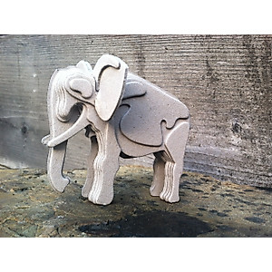 TruTru Elephant European 3D Puzzle DIY Craft Kit; Arts and Crafts, Model Kit