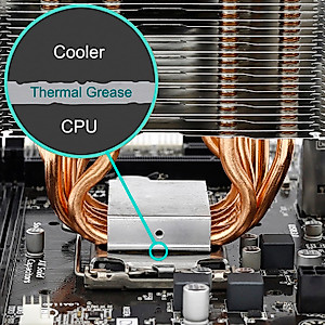 GENNEL G104 100Grams Tube White Thermal Grease Paste, Thermal Compound Heatsink Paste for PC CPU Coolers GPU LED PS4 Chipset Cooling