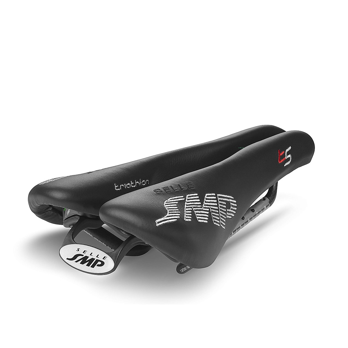 Selle SMP Unisex's SMP T5 Saddle, Black, One Size