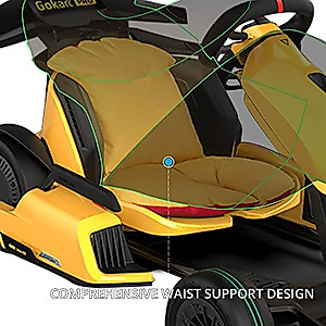 AULPACO Comfortable Backrest Seat Cushion for Segway Ninebot Gokart Karting Accessories(NOT GOKART)