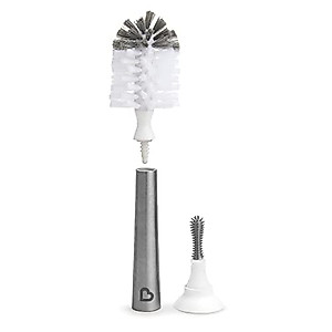 Munchkin® Shine™ Stainless Steel Bottle Brush and Refill Brush Head